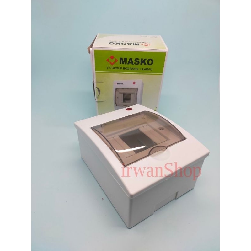Jual Box MCB 4 Group Masko Tutup Mika / Box Panel MCB 4 Slot Indikator ...