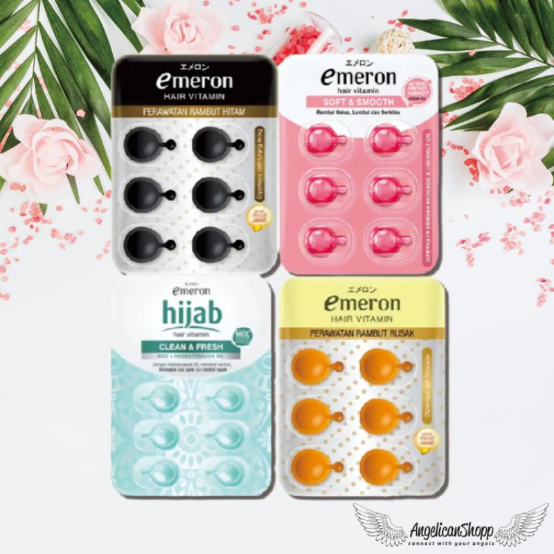 Jual EMERON HAIR VITAMIN BLISTER / EMERON VITAMIN ISI 6 BUTIR | Shopee ...