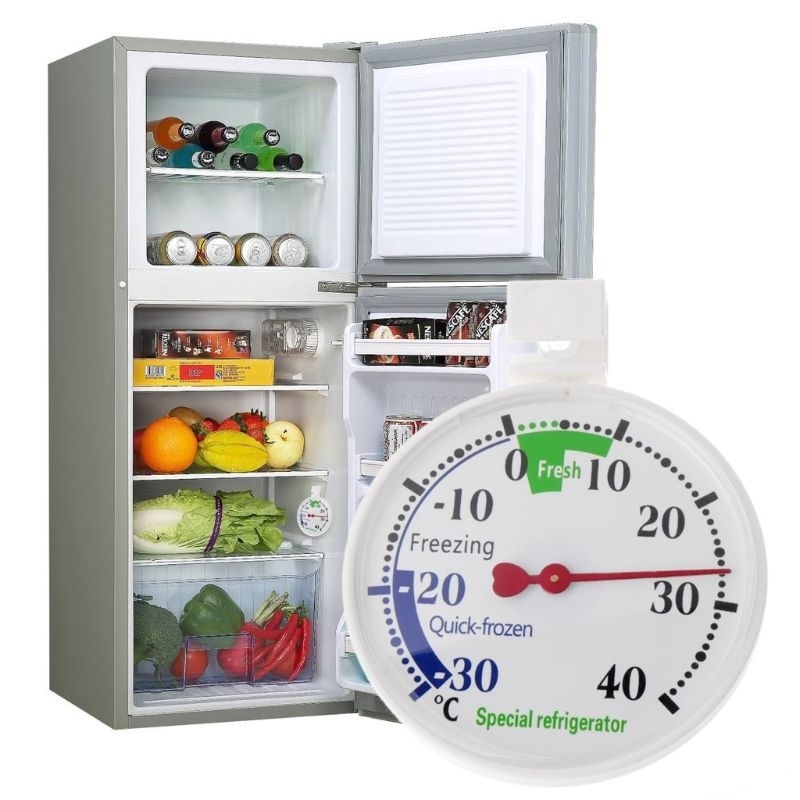 Jual THERMOMETER MANUAL ANALOG CEK UKUR SUHU KULKAS FRIDGE FREEZER ...
