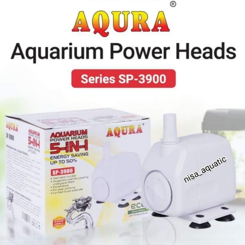 Jual Mesin Pompa Air Filter 3900 AQURA SP-3900 5In1 Pompa Celup ...