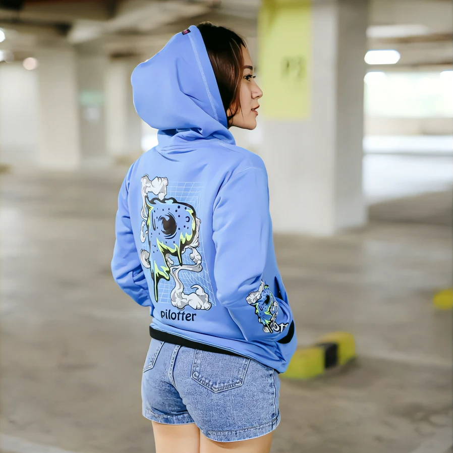 Jual HOODIE PILOTTER P BLUE ORIGINAL FREE STIKER HOODIE PILOTTER ...