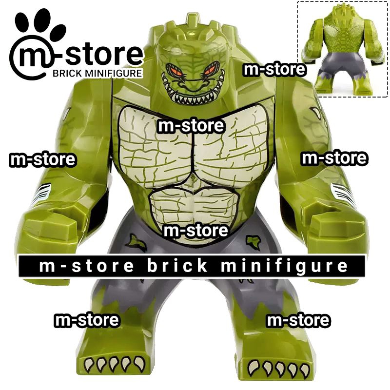 Jual brick killer croc waylon jones batman villain big toy figure ...