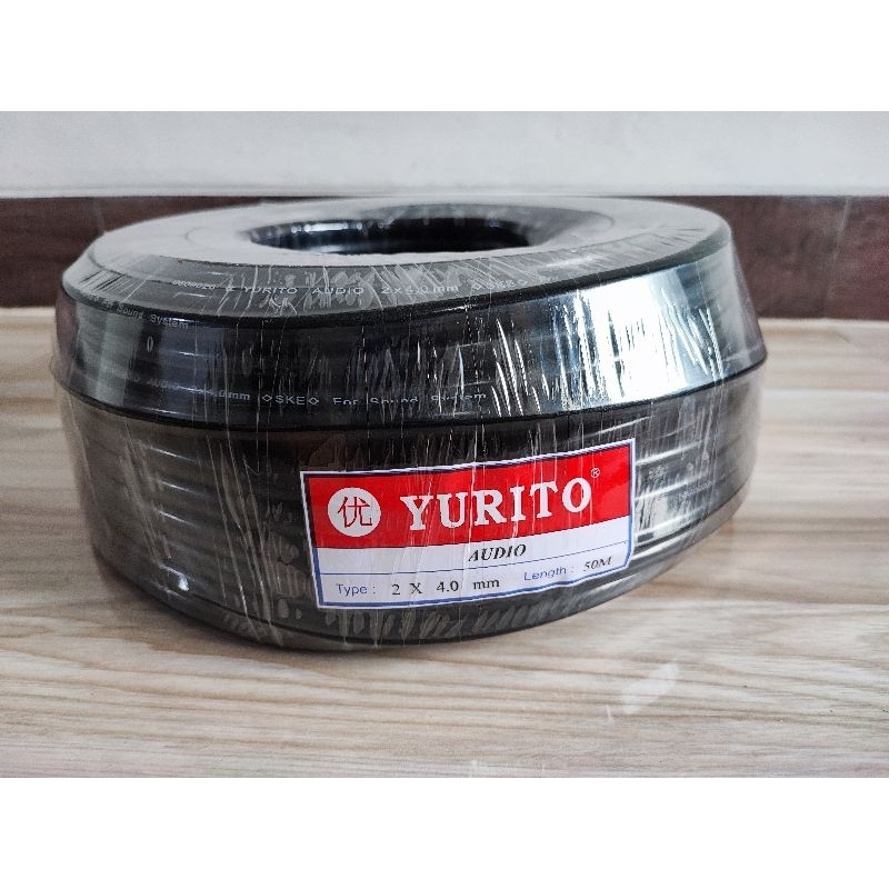 Jual Kabel Speaker Audio NYYHY Yurito 2x4mm 2x4.0mm 2x4 2x4.0 mm Eceran ...