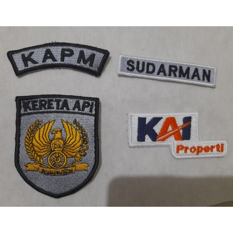 Jual ATRIBUT SERAGAM KAI,LOGO KAI,PAPAN NAMA,LOGO WAHANA | Shopee Indonesia