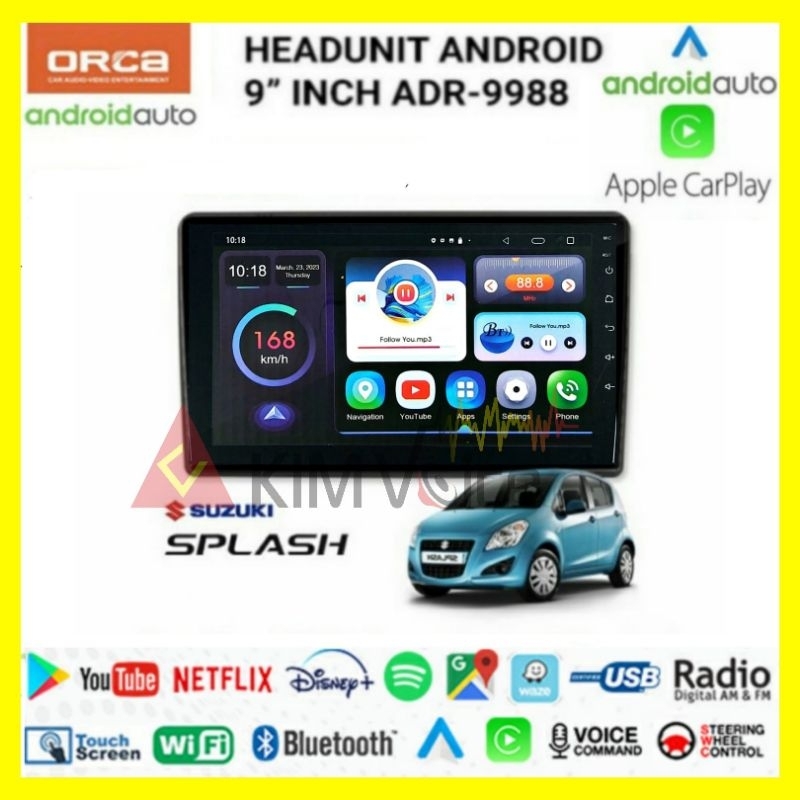 Jual Head unit Android Orca 9 inch OEM Suzuki Splash + soket pnp ...
