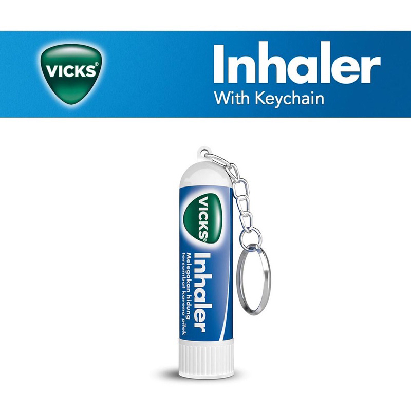 Jual Vicks Inhaler Keychain 0,5 ml Balsem Gantungan Kunci + Inhaler ...