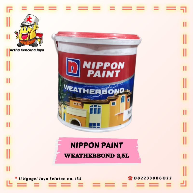 Jual NIPPON WEATHERBOND BRILLIANT WHITE 1001 2.5L | Shopee Indonesia