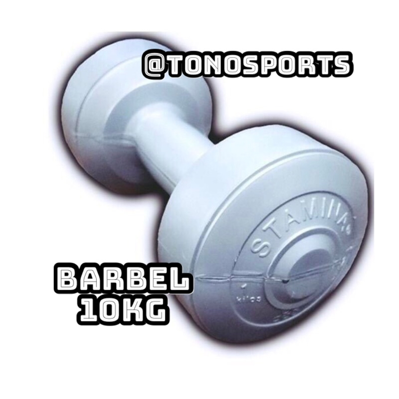 Jual BARBEL 10 KG STAMINA POTENCE DUMBLE ANGKAT BERAT | Shopee Indonesia