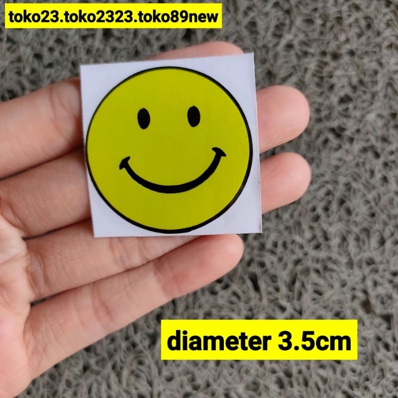 Jual stiker smile emot emoticon stiker cutting motor lucu | Shopee ...