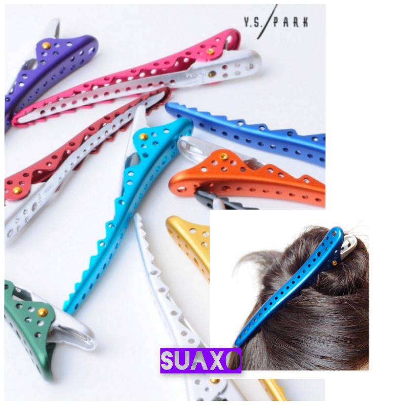 Jual Jepit Rambut YS PARK Salon Barber / Shark Clip Stainless (isi 6 ...