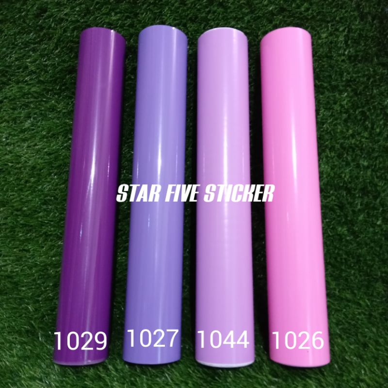 Jual Sticker Stiker Skotlet Motor Warna Ungu Taro Lilac Pink | Shopee ...