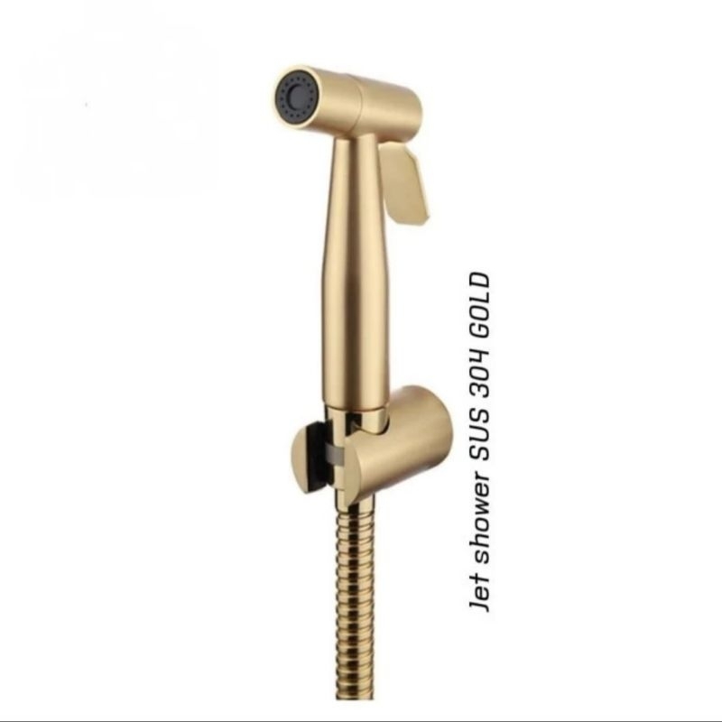 Jual jet shower stainles gold | Shopee Indonesia