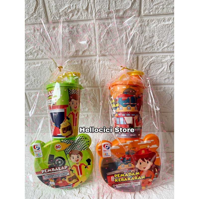 Jual PARCEL LUNCH BOX SENADA + TUMBLER KEMASAN ANAK ULTAH | Shopee ...
