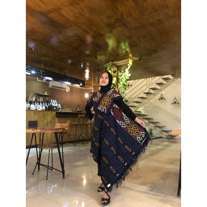 Jual [ Ready Stock ] Dress Tenun Ikat Troso Dress Etnik Tenun Ikat OT1 | Shopee Indonesia