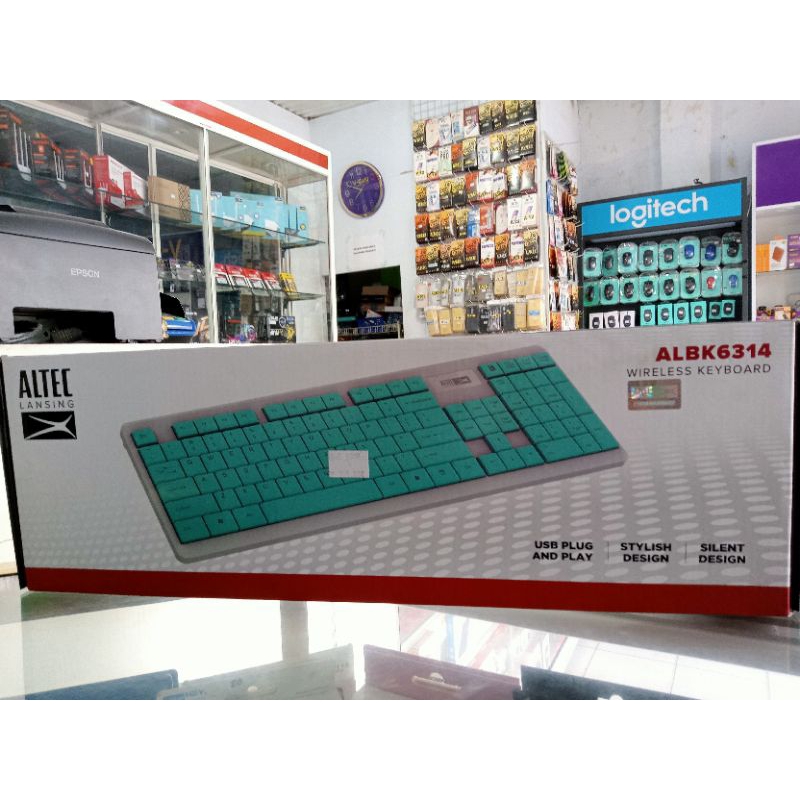 Jual keyboard wireless AlTEC ALB6314 | Shopee Indonesia