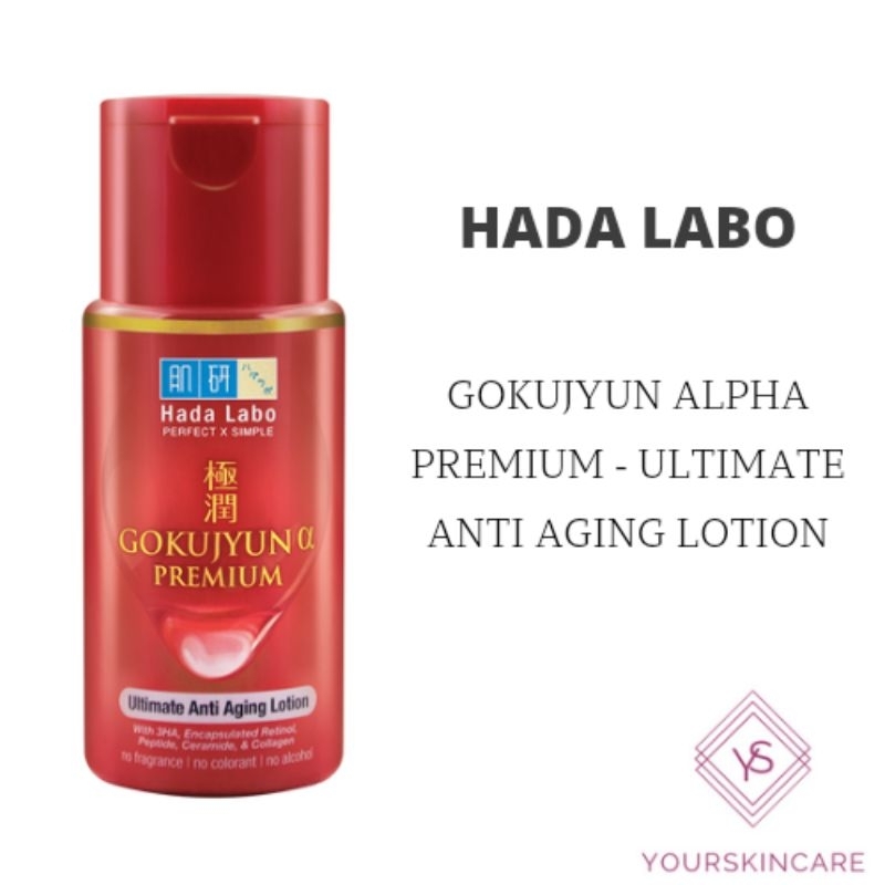 Jual Hada Labo Gokujyun Alpha Alfa Premium Ultimate Anti Aging Lotion