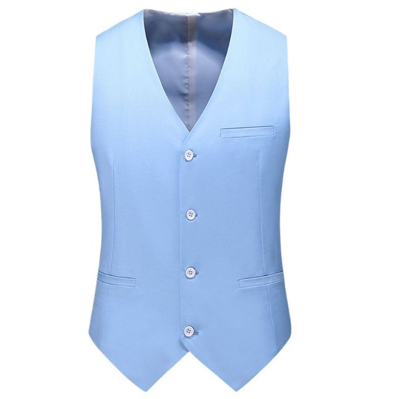 Jual Rompi Pria Formal Polos Bahan Jas Full furing Korean Style - Vest ...