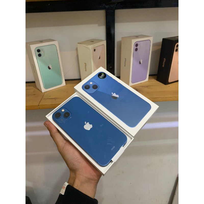 Jual iphone 13 256 Gb Blue Resmi ibox | Shopee Indonesia