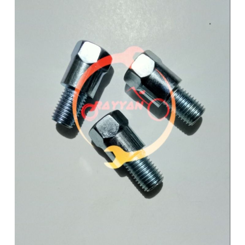 Jual Baut peninggi spion Yamaha/Baut sambungan spion Yamaha 14-14 drat ...