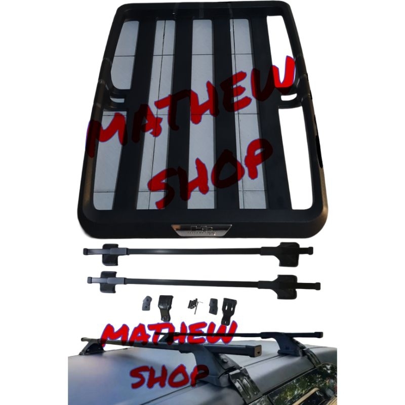 Jual Paket Roof Rack Roofrack Atap Mobil Hummer Dan Crossbar Jepit Body ...