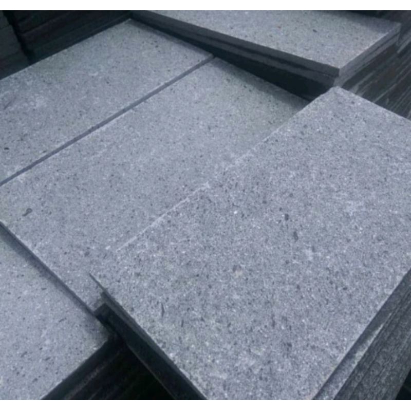 Jual batu alam andesit polos bakar ukuran 15×30/batu alam dinding ...
