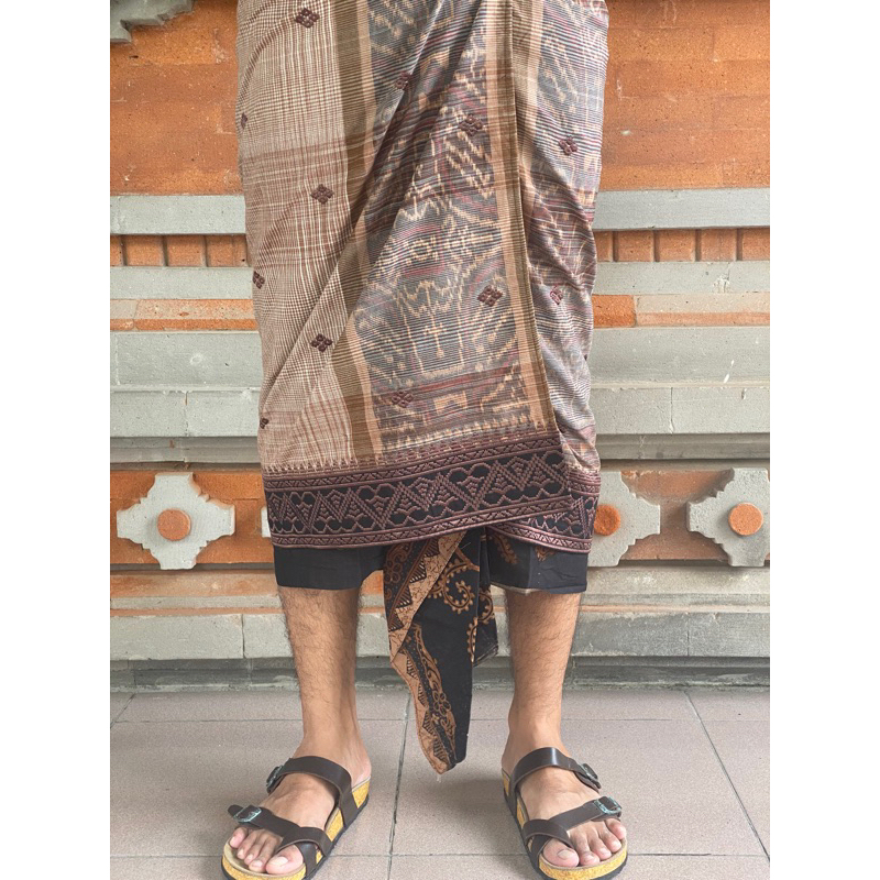 Jual Saput Endek Coklat | Shopee Indonesia