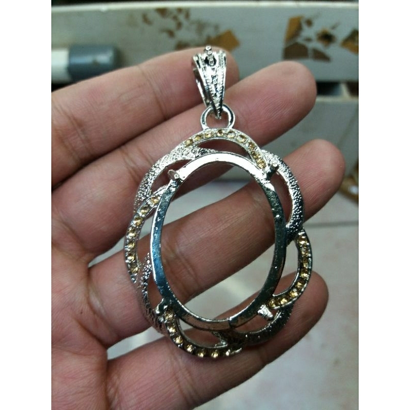 Jual liontin kosong untuk batu akik dan permata | Shopee Indonesia