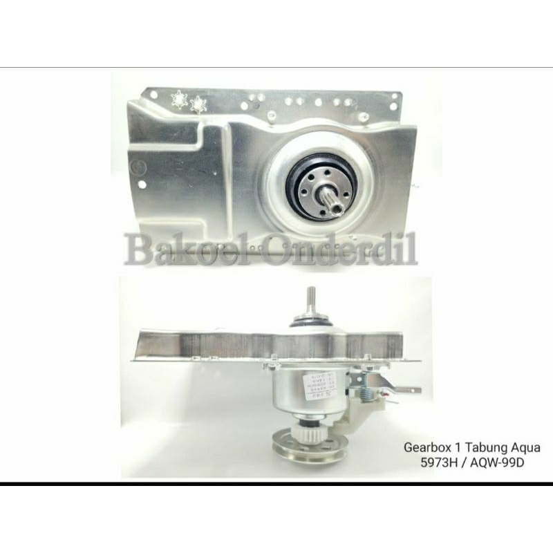 Jual GEAR BOX 5973H MESIN CUCI 1 TABUNG AQUA AQW-98DD AQW-99DD AQW-88DD ...