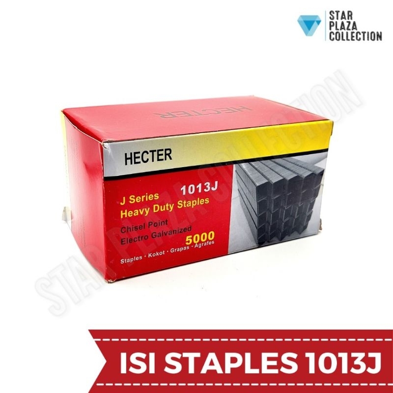 Jual Isi Staples Tembakan Angin / Paku Tembak U Merek HECTER Refill ...