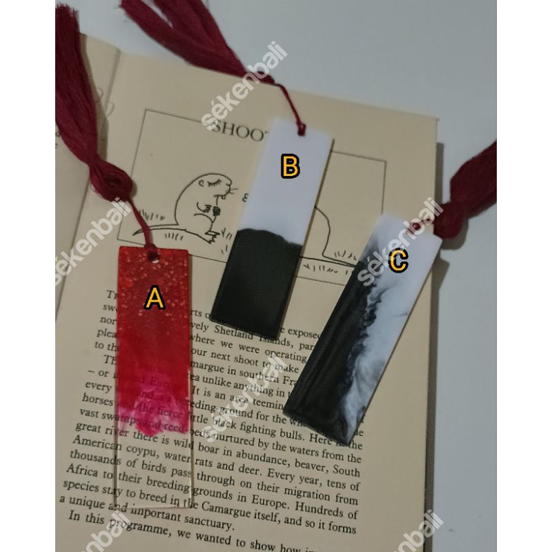 Jual READY STOCK - Handmade Bookmark Pembatas Buku Resin Murah Ukuran ...
