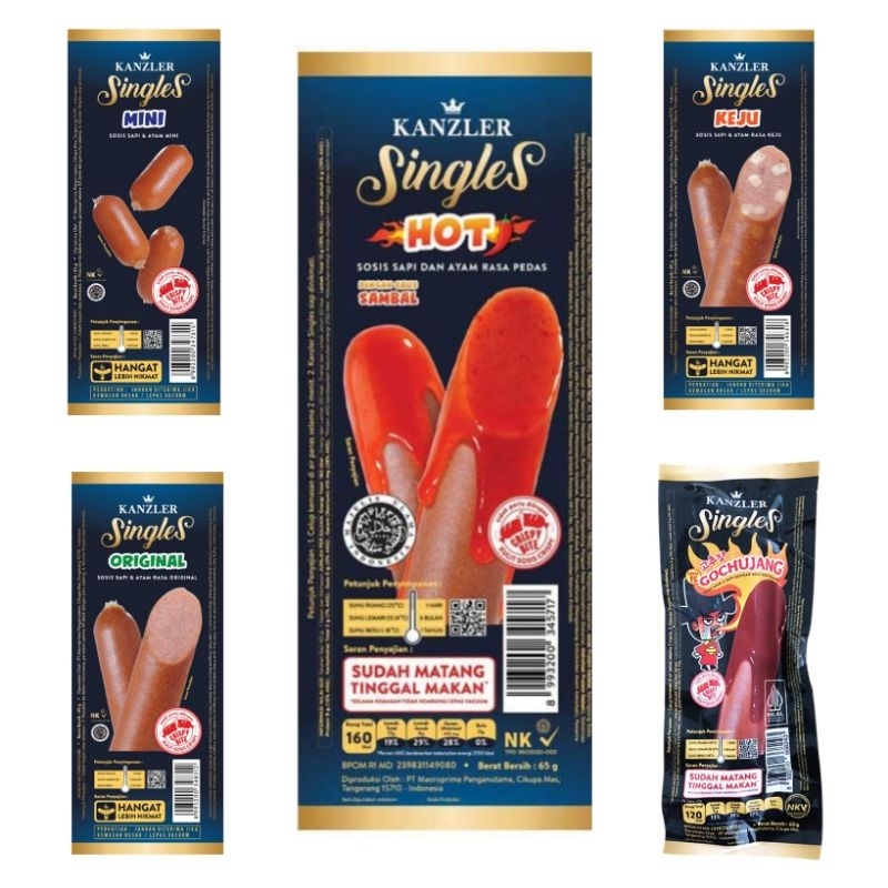 Jual KANZLER Sosis/ Bakso Sapi & Ayam Original/ Keju/ Mini/ Hot ...