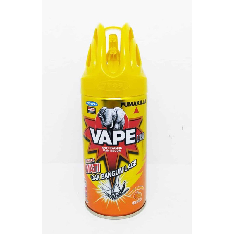 Jual Vape Aerosol Obat Nyamuk & kecoa Orange 240ml | Shopee Indonesia