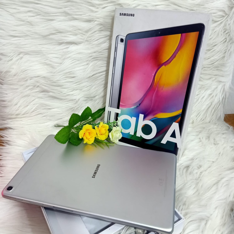 Jual SAMSUNG GALAXY TAB A 3/32 4G ITE 10inch SECOND FULLSET | Shopee ...