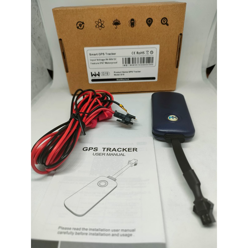 Jual gps tracker wanway G19 waterproof free aplikasi 1 tahun | Shopee ...