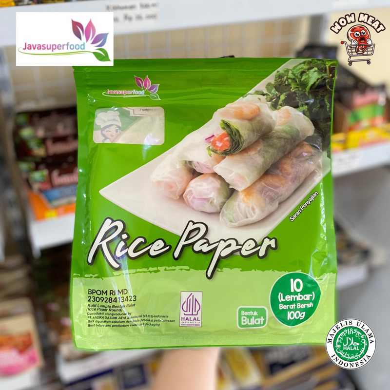 Jual Rice Paper Java Super Food / Vietnam Roll Halal | Shopee Indonesia