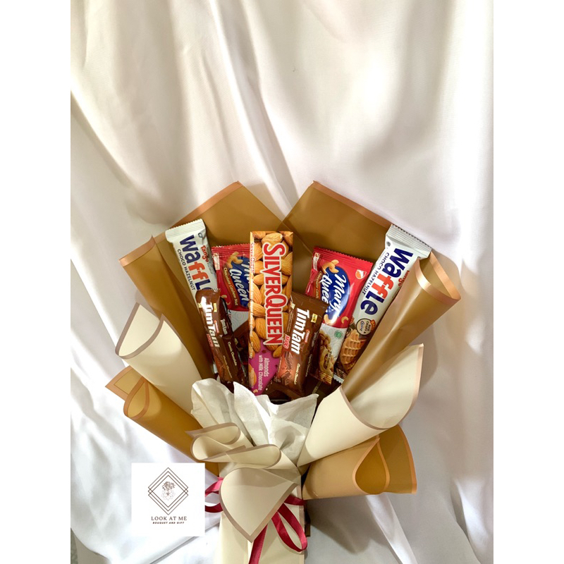 Jual Buket snack buket jajan buket cokelat buket coklat bucket jajan ...