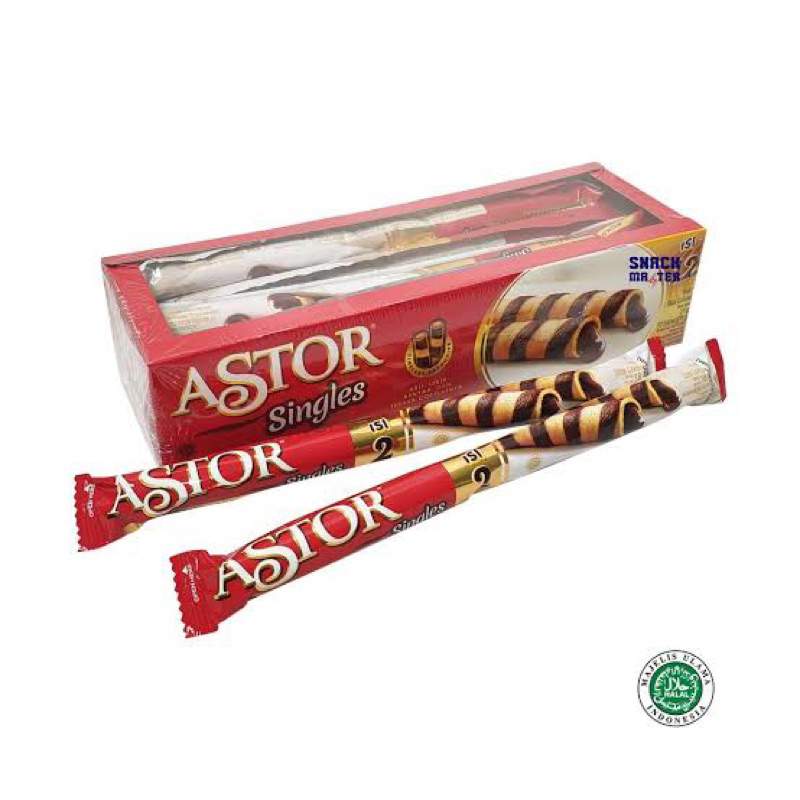 Jual ASTOR Singel Wafer 1 Box Isi 24 Pcs | Shopee Indonesia