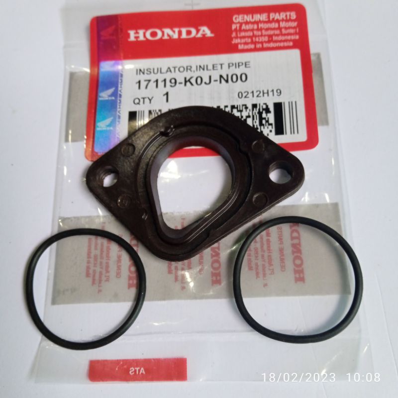 Jual INSULATOR INPLAT PIPE PLUS ORING MANIFUL MANIFOLD BONIT HONDA BEAT LED BEAT STREET K1A ...