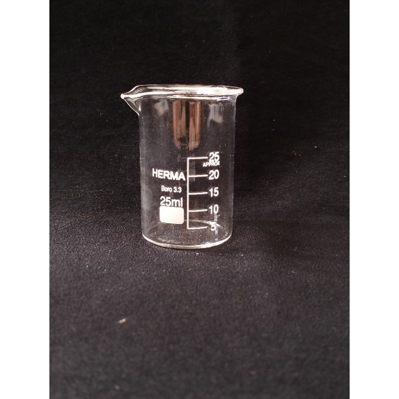 Jual Beaker glass herma 25 ml / 50 ml / 100 ml / 150 ml / 200 ml / 250 ml / 300 ml / gelas kimia ...