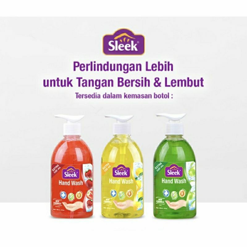 Jual Sleek Sabun Cuci Tangan Botol - 500 ml | Shopee Indonesia