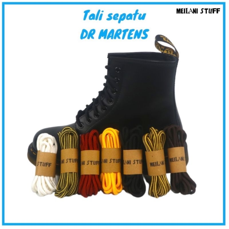 Jual tali sepatu dr Martens redwings boot 8 hole lubang eye | Shopee ...