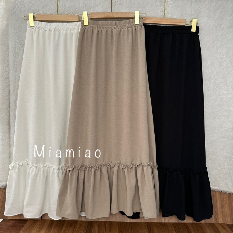 Jual Rok Crinkle Premium / Crinkle Skirt (Full Karet) / Rok Panjang ...