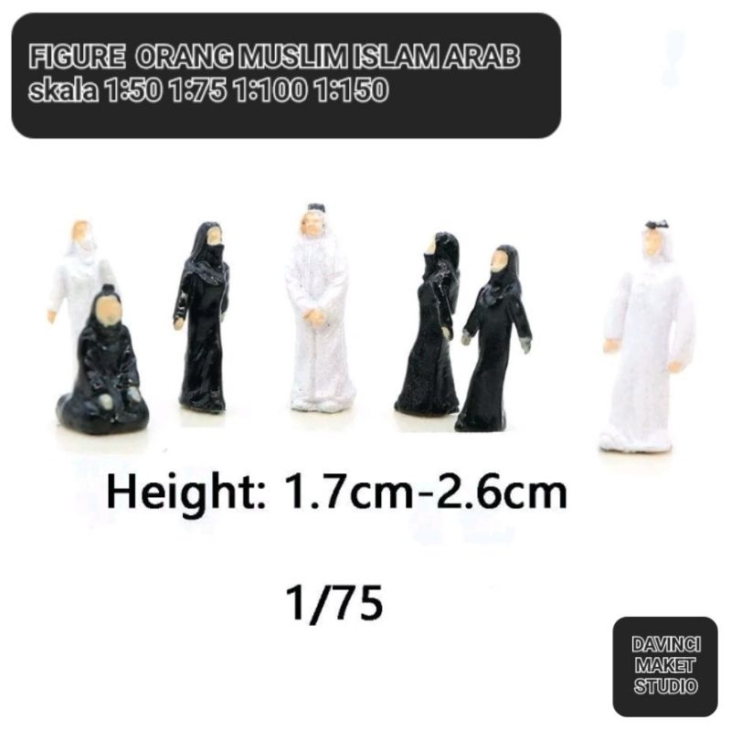 Jual Miniatur Manusia Orang Islam Muslim Arab Maket Diorama - Islamic ...