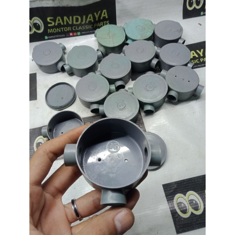 Jual Mangkok T Dus Duss Cabang 3 Sambungan Kabel Listrik Tanam Tembok ...