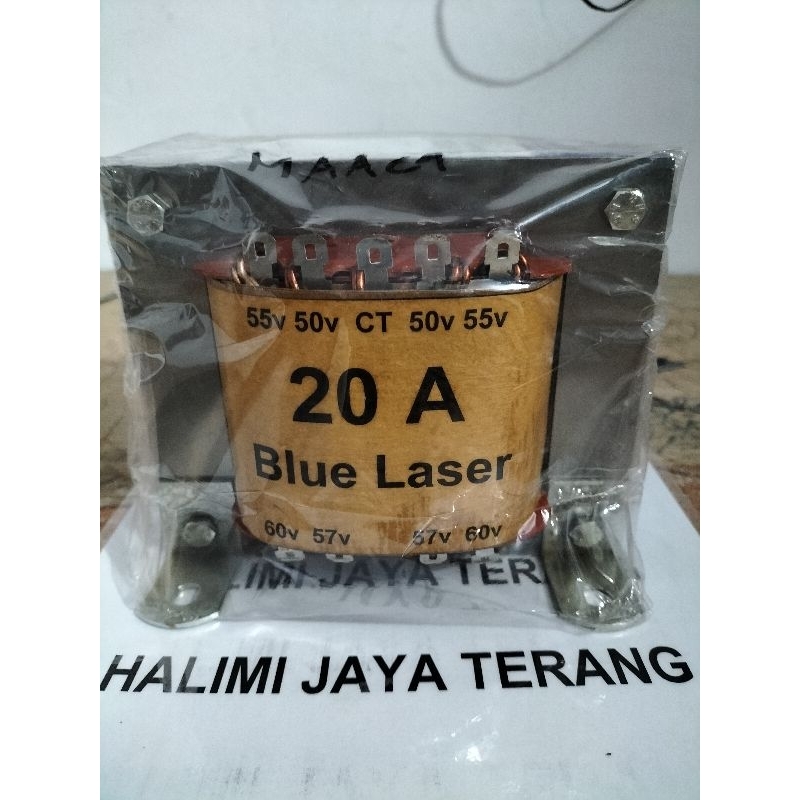 Jual Trafo 20 Amper murni trafo 20 amper blue laser Nelc CT 60 | Shopee ...