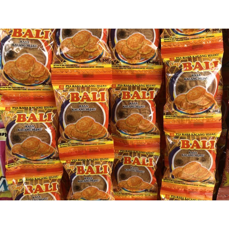 Jual pia bali original kacang hijau snack jadul isi 10 pcs | Shopee ...