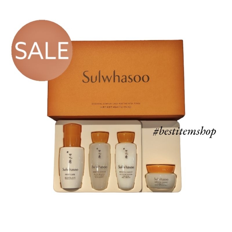 Jual SULWHASOO Essential Comfort Daily Routine Kit 4 Item | Shopee ...