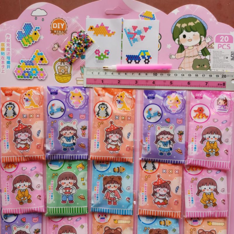 Jual sticker manik manik pen diamond / stiker mozaik DIY beads diamond ...