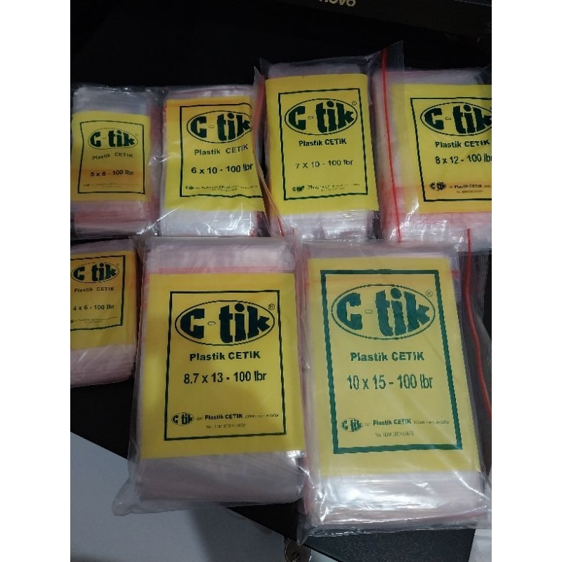 Jual Plastik klip / zip lock cetik | Shopee Indonesia