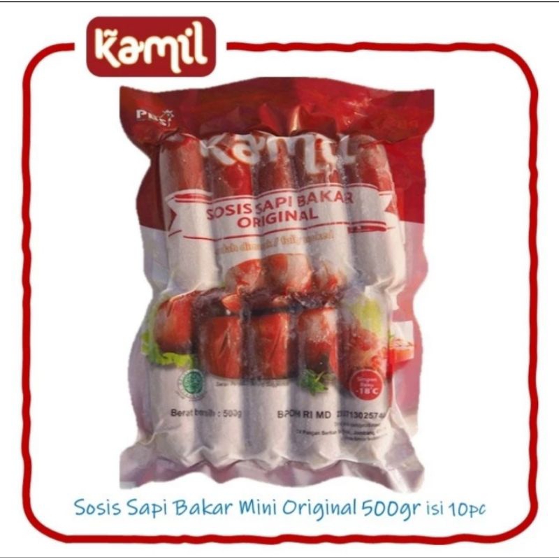 Jual Kamil Sosis Sapi Bakar Mini Original 500gr | Shopee Indonesia